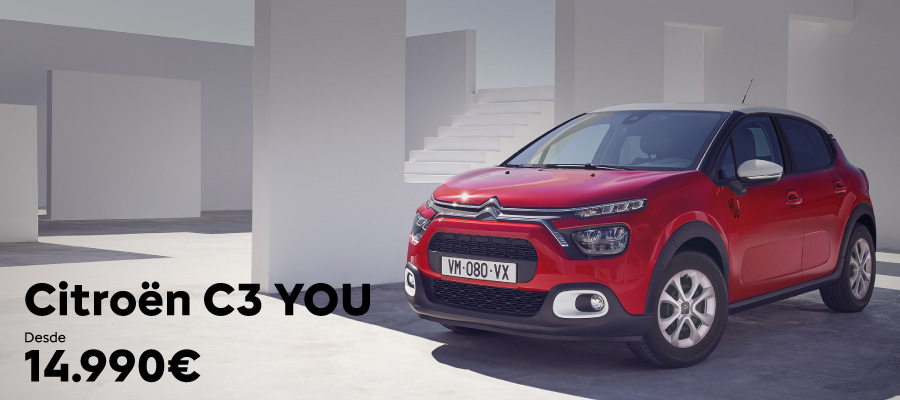 Citroën C3 YOU! desde 14.990€ - Campanhas - Grupo Filinto Mota