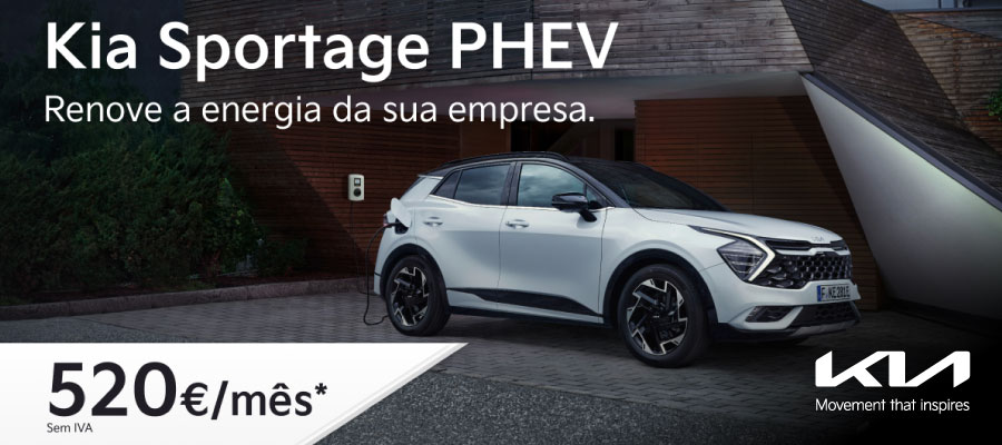 Kia Sportage PHEV desde 520€/mês + IVA - Campanhas - Grupo Filinto Mota