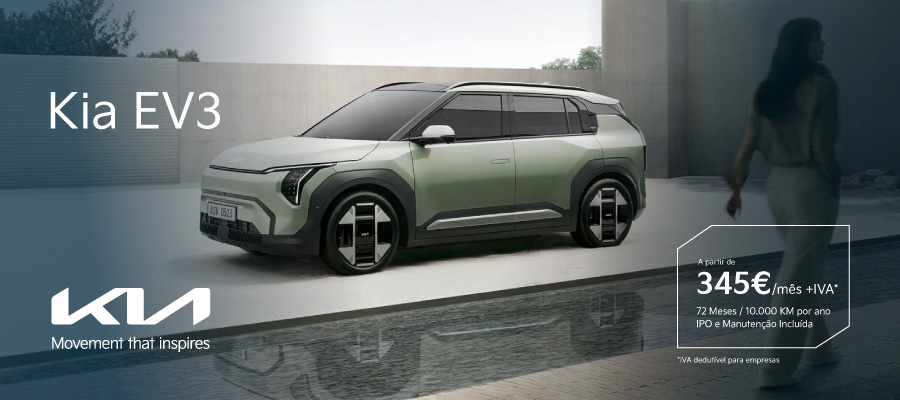 Novo Kia EV3 a partir de 345€/mês + IVA* - Campanhas - Grupo Filinto Mota