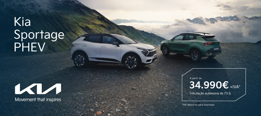 Novo Kia Sportage PHEV a partir de 34.990€ + IVA* - Entrega imediata ...