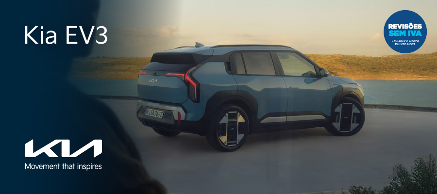 Novo Kia EV3 a partir de 28.990€ + IVA* - Campanhas - Grupo Filinto Mota