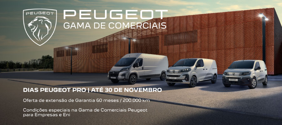 Dias Peugeot Pro - Até 30 de novembro - Campanhas - Grupo Filinto Mota